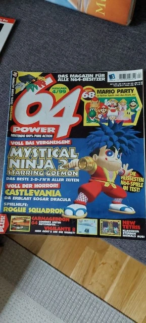 64 POWER 4/99 Nintendo N64 Magazin Mario Party Mystical Ninja ...