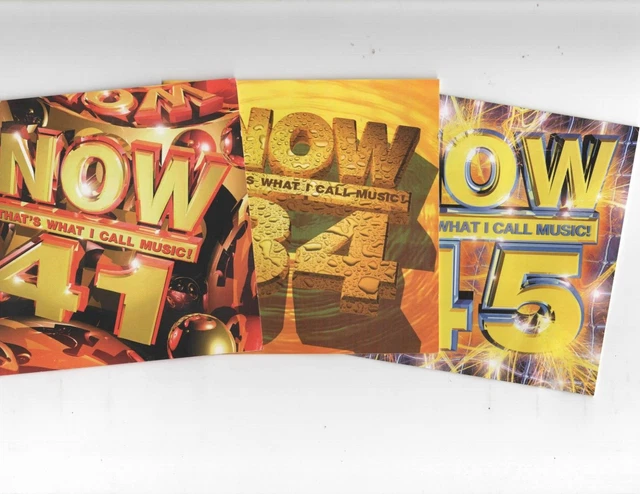 NOW THAT’S WHAT I Call Music CD Bundle 34, 41 & 45 All good condition ...