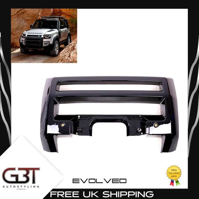 FITS LAND ROVER Defender L663 Front Bumper A Bar A Frame Gloss Black ...