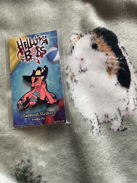 Sharkrobot Vivziepop Helluva Boss Swimsuit Striker Enamel Pin £2300 Picclick Uk