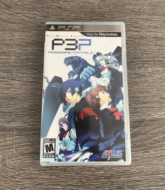 PERSONA 3 PORTABLE SMT Shin Megami Tensei for PSP Used CIB $220.00 ...