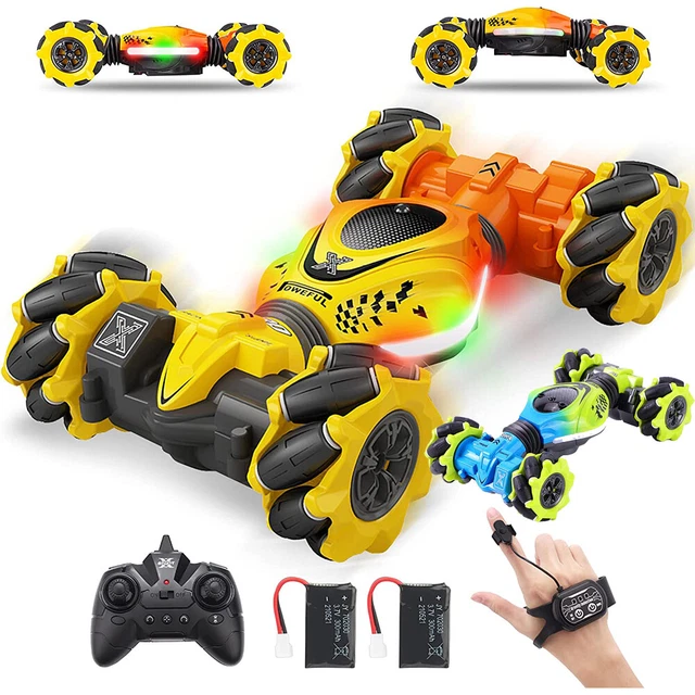 4WD 360° ROTATION Stunt Car RC Hand Gesture Remote Control Off-Road Toy ...