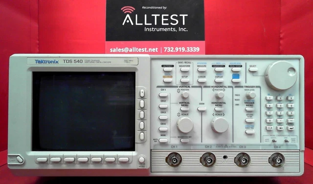 TEKTRONIX TDS540 OPT. Oscilloscope de numérisation 1 M, quatre canaux ...