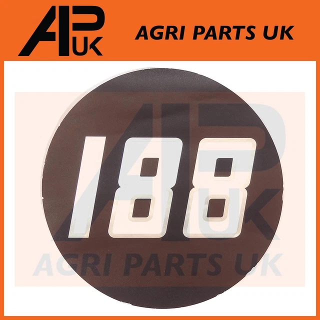 SIDE BONNET BADGE Medallion Emblem Decal Sticker for Massey Ferguson ...