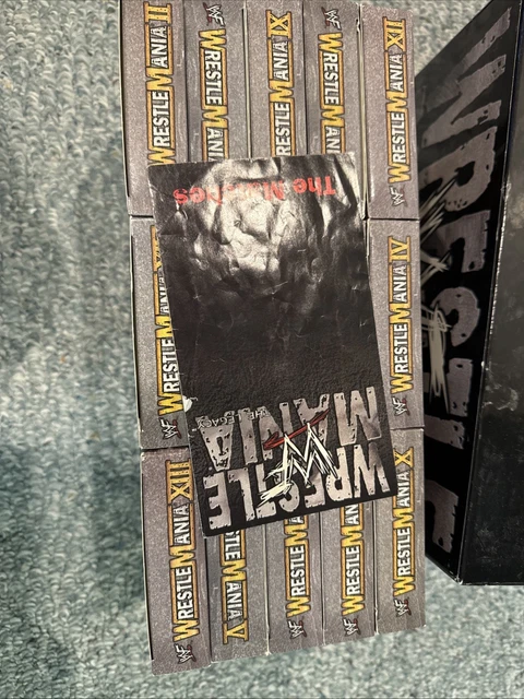 WWF WWE- WRESTLEMANIA: The Legacy (VHS, 2000, Set) Complete Good ...