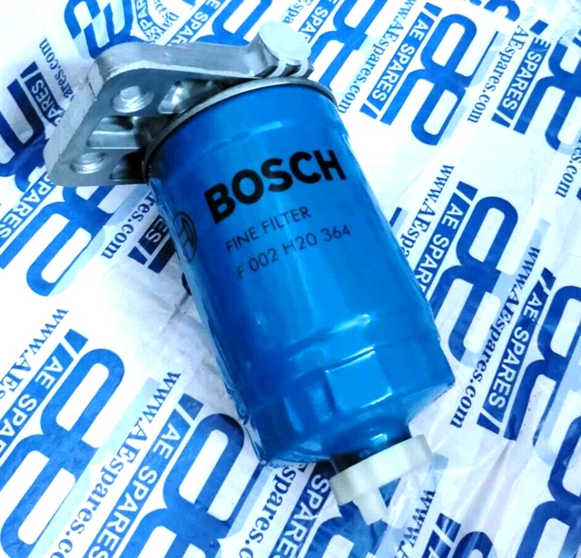 BOSCH ELEMENT SINGAL Fine Fuel Filter + Housing For Ford Tractor ...