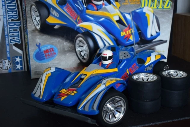 TAMIYA 1/10 THUNDER Blitz 4WD RC Car Fully Working with Spare Tires ...