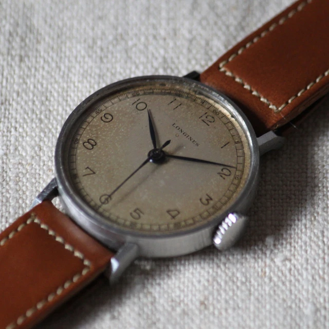 LONGINES VINTAGE BAUHAUS Watch Calatrava Military (similar: Omega IWC ...