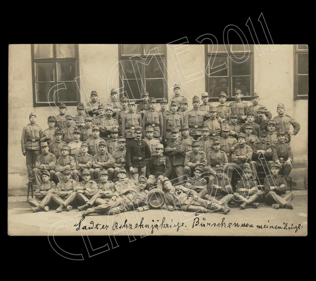 SOLDATI AUSTRO-UNGARICI IN caserma (WW1, divisa fine '800 da parata ...