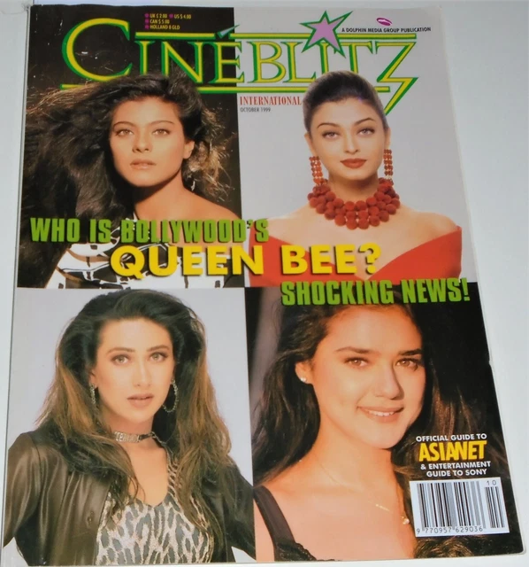 CINEBLITZ INTERNATIONAL MAGAZINE October 1999 Bollywood Queen Bee ...