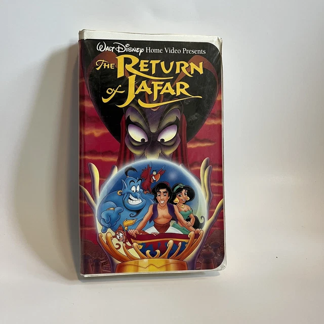 WALT DISNEY THE Return of Jafar VHS Tape Aladdin Movie Collectible £6. ...