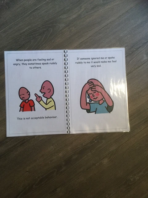 PECS/BOARDMAKER BEING POLITE Social Story For Autism/ASD/SEN/Aspergers ...