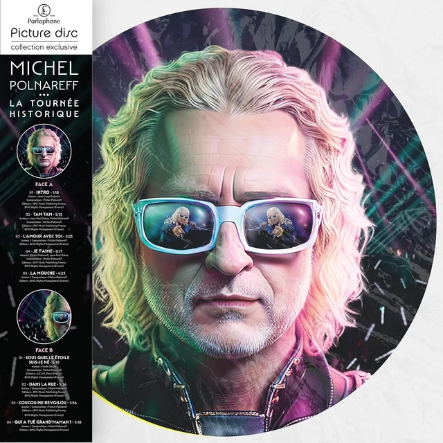 MICHEL POLNAREFF - La Tournée Historique - Double Album Picture Disc ...