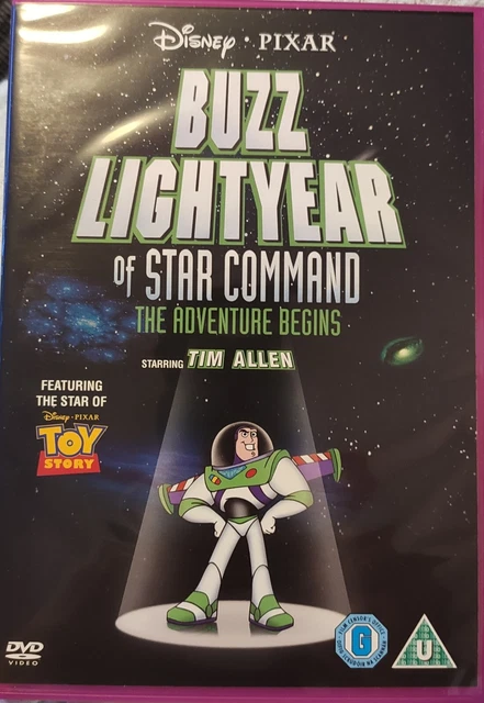 BUZZ LIGHTYEAR OF Star Command: The Adventure Begins (DVD 2022 Pixar ...