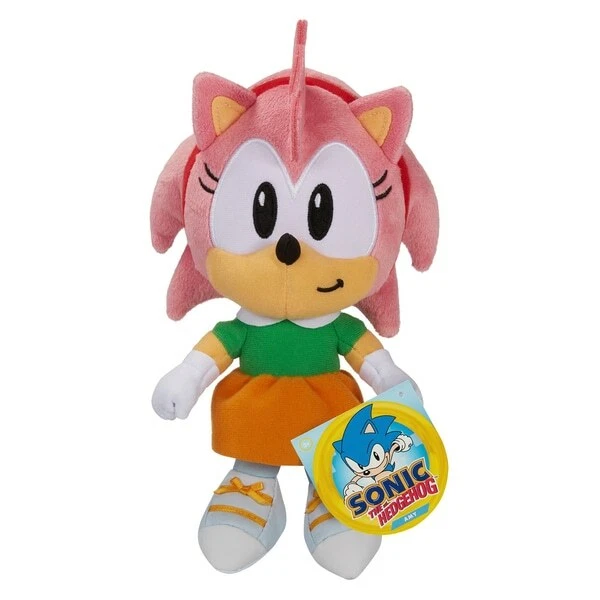 AMY ROSE PLUSH jakks pacific sonic the hedgehog stuffed toy new with ...