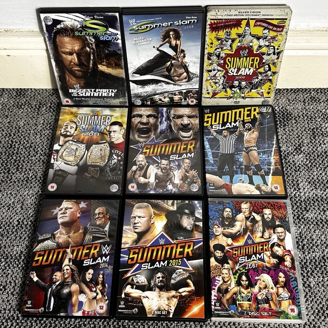 WWE WRESTLING SUMMERSLAM DVD Bundle 2000’s £52.66 - PicClick UK