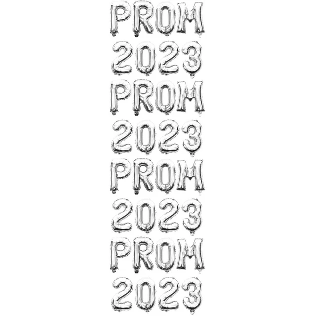8 SETS MEMORABLE Aluminium Film PROM 2023 Balloons Classroom Balloons ...
