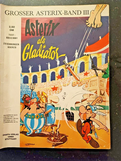 ASTERIX COMIC - Nr. 3 - Asterix als Gladiator, EHAPA-Verlag - 1969 EUR 1,00 - PicClick DE
