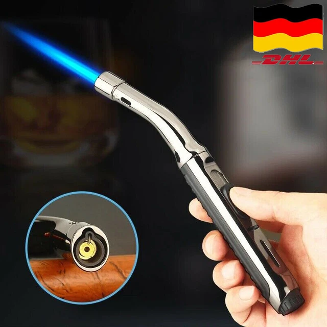 STABFEUERZEUG JET TORCH Feuerzeug Blue Flame Zigarettenanzünder Outdoor ...