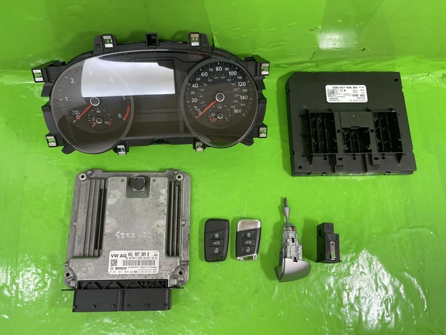 VW PASSAT B8 Ecu Kit Speedometer Lock Set Module Key 2.0 Tdi Diesel ...