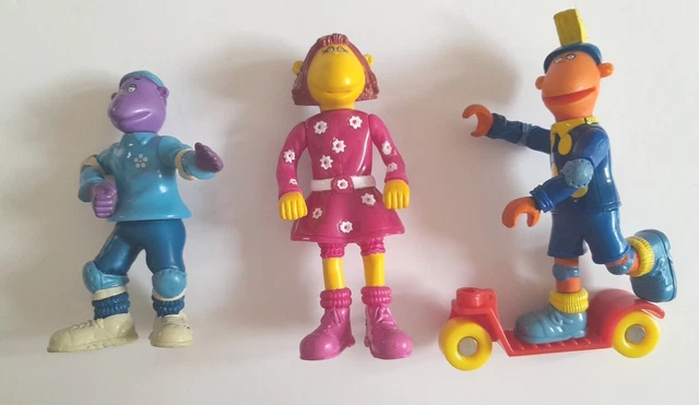 BBC TWEENIES FIGURES x 3 - Fizz, Milo & Jake Figures - Mcdonalds - 2003 ...