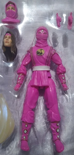 MIGHTY MORPHIN POWER Rangers Ninja Pink Ranger Lightning Collection ...