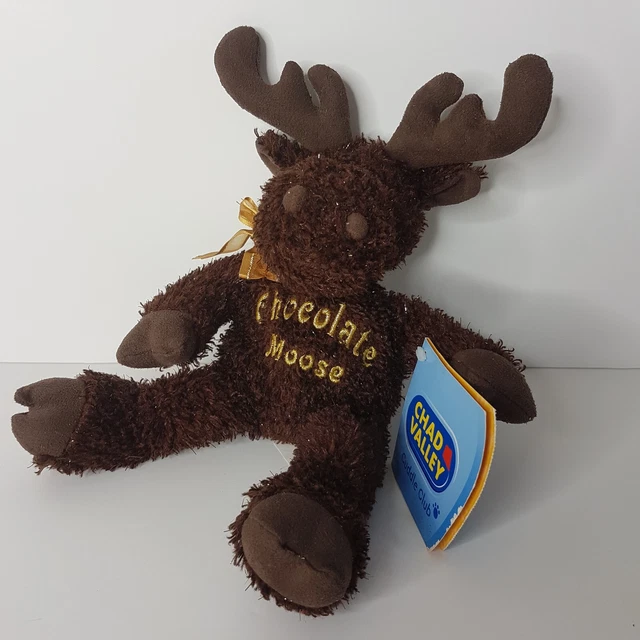 CHAD VALLEY CHOCOLATE Moose Brown Plush Soft Toy 12" with Tags £17.99 ...