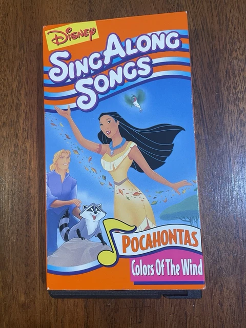 DISNEY SING ALONG Songs VHS Tape Colors Of The Wind Pocahontas £6.20 ...