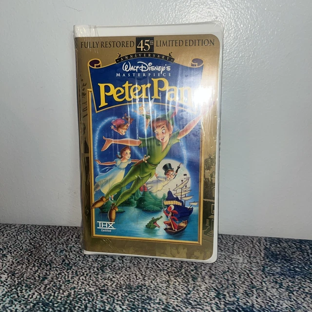 PETER PAN (VHS, 1998, 45th Anniversary Limited Edition) £4.46 - PicClick UK