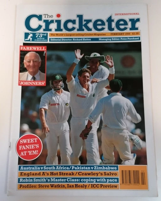 MAGAZINE - VINTAGE Sports The Cricketer International Cricket Magazine ...