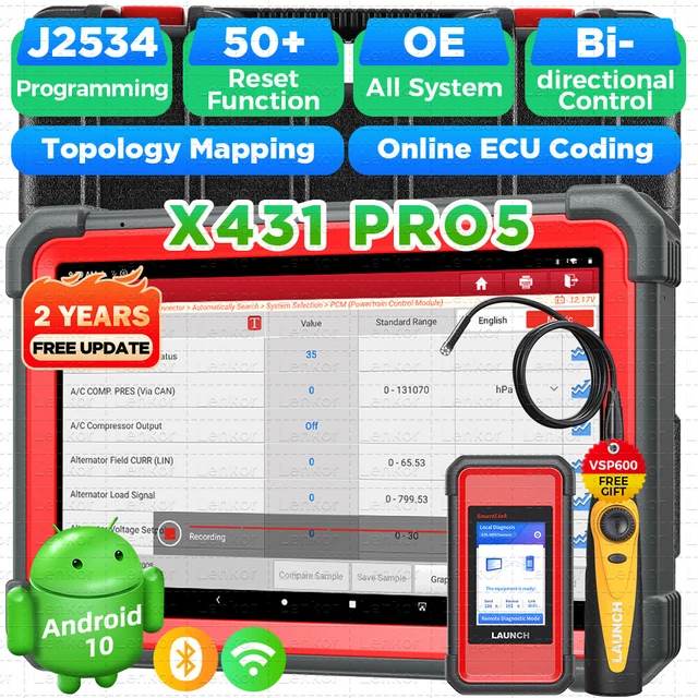2024 LAUNCH X431 PRO 5 PAD V+ Car Diagnostic Scanner Tool Programming Key Coding £1,311.00 ...