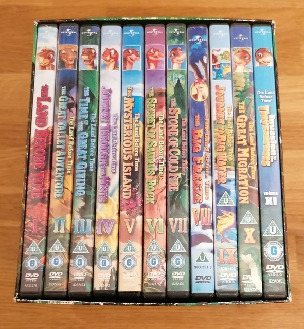 DVD - THE Land Before Time Complete Collection Vols 1-11 Boxset X11 DVD ...