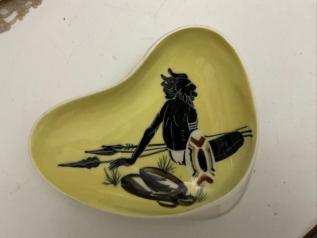 AUSTRALIAN POTTERY STUDIO Anna Dish Ceramics Aboriginal Art For Prouds ...