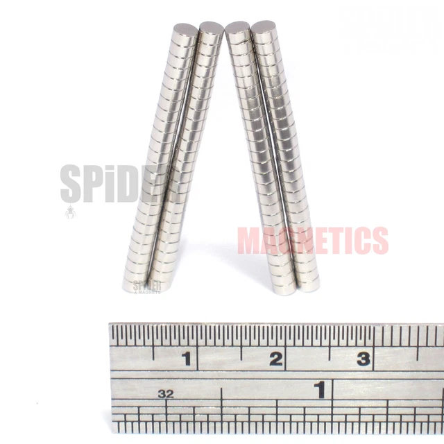 100 STRONG 3MM x 1.5mm Magnets Neodymium Craft Warhammer Minis AoS 40K ...
