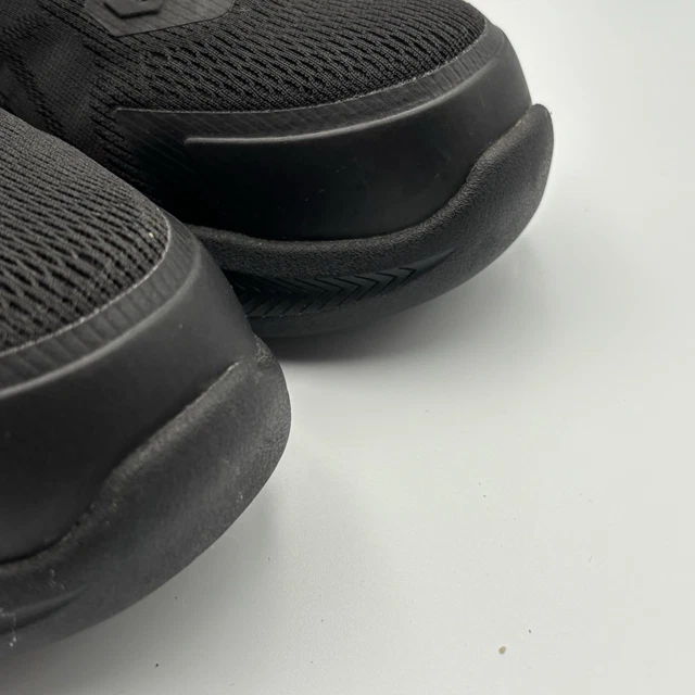 WOLVERINE SHOES Black Solid Steel Toe Lace Up Work 10M Uk 8 EUR 41New £ ...