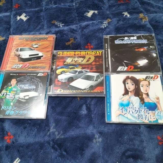INITIAL D SOUNDTRACK Music DRAMA Super Eurobeat CD Set of 5 JP EUR 100 ...