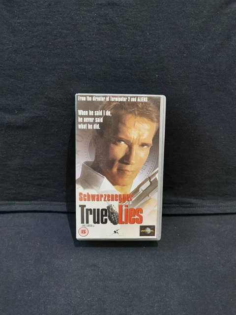TRUE LIES VHS Arnold Schwarzenegger James Cameron Action Movie £6.99 ...
