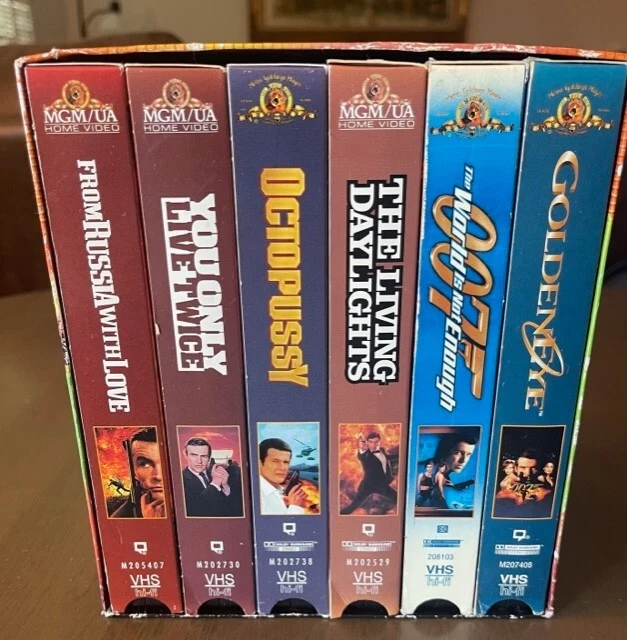 JAMES BOND COLLECTION 007 Gift Set - Vol. 3 (VHS, 2000, 6-Tape Set) £13.12 - PicClick UK