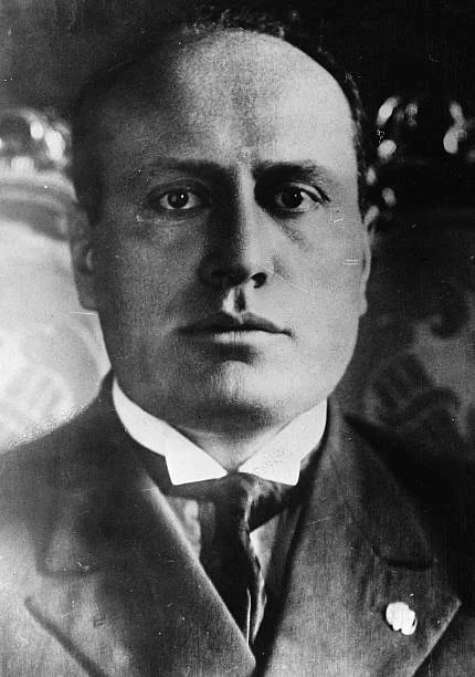 PORTRAIT OF ITALIAN fascist leader Benito Mussolini in 1930 OLD PHOTO ...