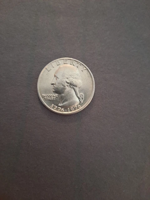 RARE 1776-1976 BICENTENNIAL Quarter No Mint Mark Letter US Coin £59.89 ...