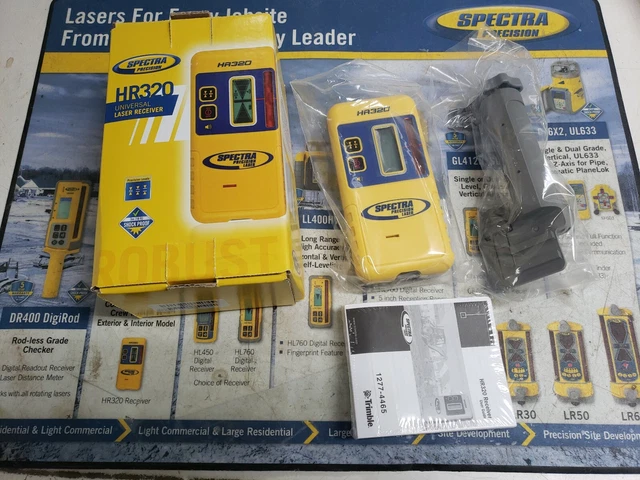 SPECTRA PRECISION HR320 Laser Receiver Detector Topcon Leica Cst Agl ...
