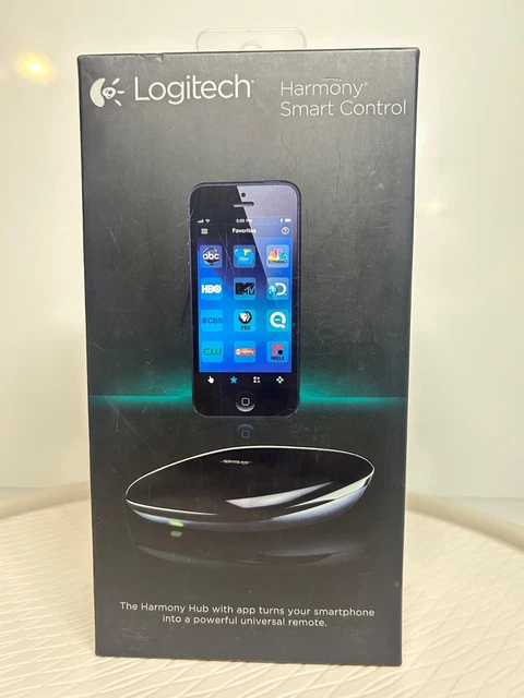 LOGITECH HARMONY SMART Control Universal Remote System With Hub & App ...