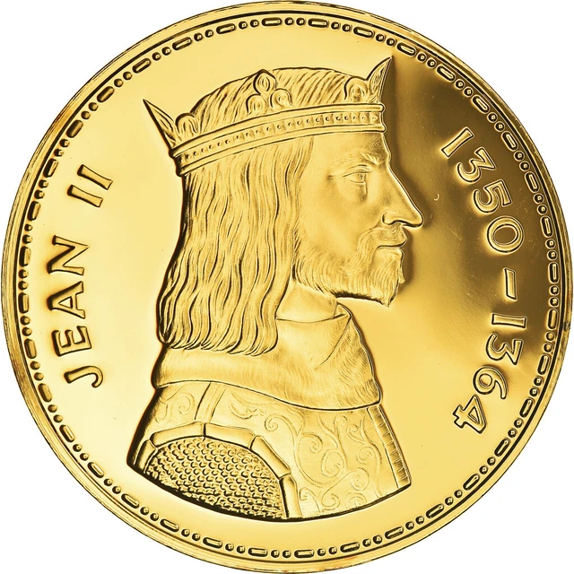 [#182930] FRANKREICH, MEDAILLE, Les Rois de France, Jean II, History ...
