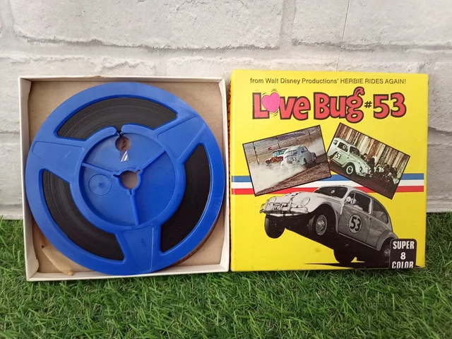 VINTAGE WALT DISNEY Home Movies Herbie VW Love Bug #53 Super8 8mm Film ... VINTAGE WALT DISNEY Home Movies Herbie VW Love Bug #53 Super8 8mm Film ...