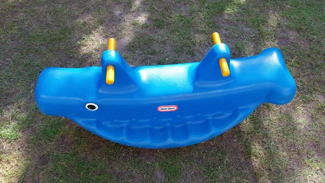 LITTLE TIKES BLUE Whale See saw Rocker £10.00 - PicClick UK