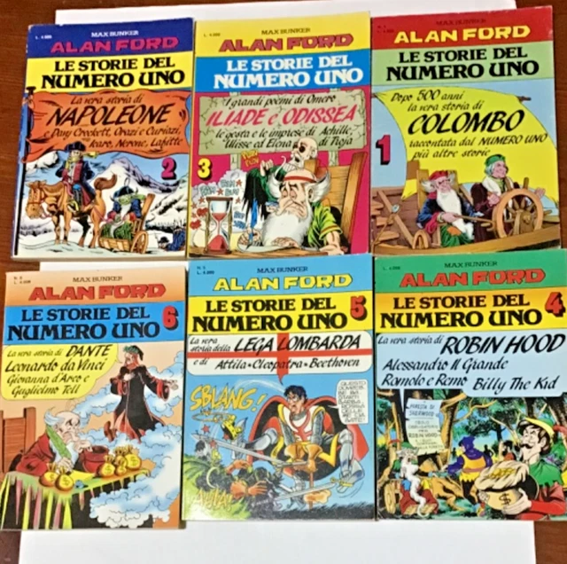 ALAN FORD LE storie del numero uno 1/6 primi sei numeri EUR 24,99 ...