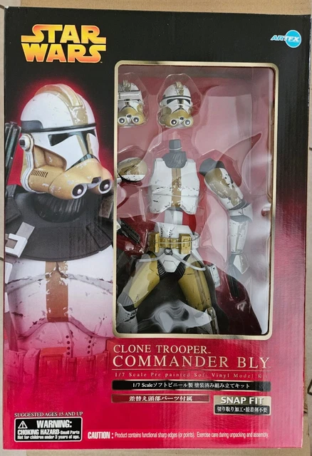 ESTATUA DE VINILO Kotobukiya Star Wars Commander Bly ROTS ArtFX escala ...