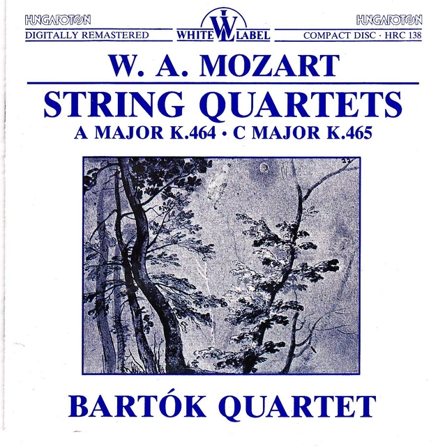 MOZART BARTOK QUARTET String Quartets K464 & K465 CD NEUF EUR 59,07 - PicClick FR