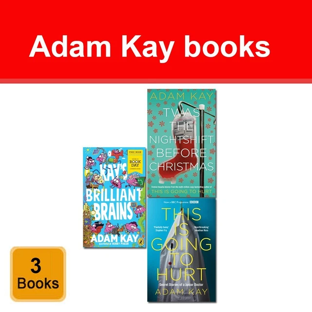 ADAM KAY COLLECTION 3 Books Set Kays Brilliant Brains, This is Going to ...