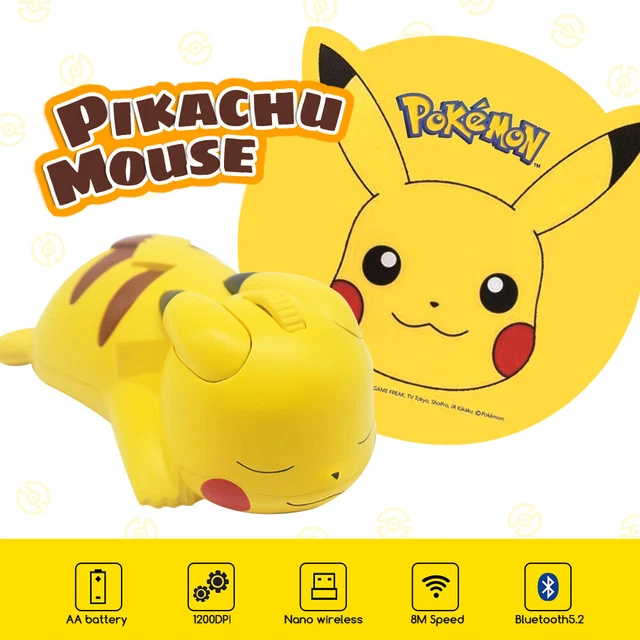 PIKACHU# WIRELESS MOUSE 1200DPI Pokemon Bluetooth Limited Edition with ...